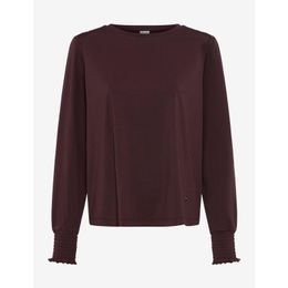 Brax Damen Langarmshirt Style CAITLIN L blackberry violet, dunkles lila, Gr. 34