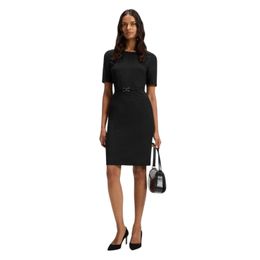 BOSS - "Daleah" Shift-Kleid f&uuml;r Damen, U-Boot-Ausschnitt , kurz&auml;rmlig (Schwarz)