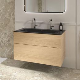 Villeroy & Boch Villeroy & Boch Somera Schrank mit Doppelwaschtisch, 2 Ausz&uuml;ge, 5A72A1R7+B80600VJ,