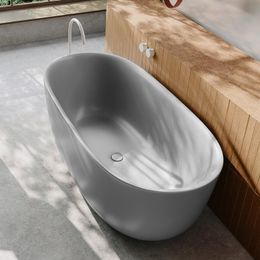 Kaldewei MEISTERST&Uuml;CK OYO DUO freistehende Badewanne, oval, 205043530663, 1050-4034