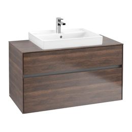 Villeroy & Boch Villeroy & Boch Collaro Schrank mit Konsolenplatte, 2 Ausz&uuml;ge, C01900VH,