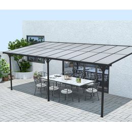 Tchibo - Terrassen&uuml;berdachung - 617x300x270cm - anthrazit -