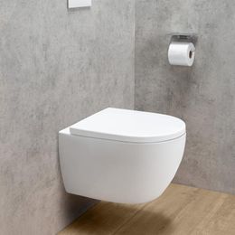 evineo ineo5 Wand-Tiefsp&uuml;l-WC Compact, BE0970WH, Compact