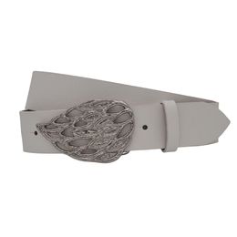 AnnaMatoni Damen Lederg&uuml;rtel "AnnaMatoni AnnaMatoni Damen Leder G&uuml;rtel mit eleganter", wei&szlig;, Gr. 105, 100% Leder, G&uuml;rtel