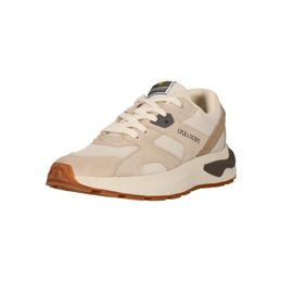 Lyle & Scott LYLE & SCOTT Herren Sneaker "Logan", Gr. 42, beige, Kunstfaser, Rindsleder, Schuhe, mit geformter, hochelastischer Innensohle