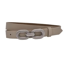 AnnaMatoni Damen Lederg&uuml;rtel "AnnaMatoni AnnaMatoni Damen G&uuml;rtel aus Echtleder mit Moderner"sand 105, Gr. 105, 100% Leder, G&uuml;rtel