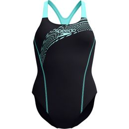 Speedo Medley Schwimmanzug Damen - Gr&ouml;&szlig;e 36 - schwarz
