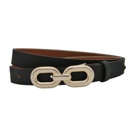 AnnaMatoni Damen Lederg&uuml;rtel "AnnaMatoni AnnaMatoni Damen G&uuml;rtel aus Echtleder mit Moderner"schwarz 790, Gr. 80, 100% Leder, G&uuml;rtel