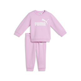 Puma Jungen Jogginganzug "Essentials Minicats Crew Jogginganzug Kinder"mauve glow pink, Gr. 98, Obermaterial: 32% Polyester, 68% Baumwolle. Rippe: