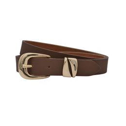AnnaMatoni Damen Lederg&uuml;rtel "AnnaMatoni AnnaMatoni Damen Lederg&uuml;rtel 2,5 cm breit mit"braun 690, Gr. 95, 100% Leder, G&uuml;rtel