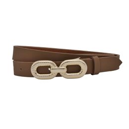 AnnaMatoni Damen Lederg&uuml;rtel "AnnaMatoni AnnaMatoni Damen G&uuml;rtel aus Echtleder mit Moderner"mud 680, Gr. 90, 100% Leder, G&uuml;rtel