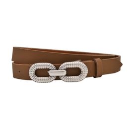 AnnaMatoni Damen Lederg&uuml;rtel "AnnaMatoni AnnaMatoni Damen G&uuml;rtel aus Echtleder mit Moderner"mud 680, Gr. 75, 100% Leder, G&uuml;rtel