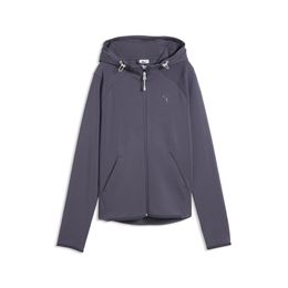 Puma Damen Trainingsjacke "PumaTECH SENSE Full-Zip Jacke Damen"inky depths gray, Gr. S, Obermaterial: 38% Polyester, 11% Elasthan, 40% Viskose, 11%