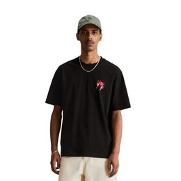 Marc O'Polo Herren T-Shirt "aus reiner Bio-Baumwolle"schwarz, Basic, Gr. XL, MARC O'POLO DENIM, unifarben, Obermaterial: 100% Baumwolle, Shirts