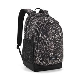 Puma Freizeitrucksack "Puma Academy 29 l Rucksack mit Allover-Print Erwachsene", B/H/T: 45cm x 47,5cm x 20cm, onesizemouse gray buttercream leopard