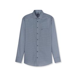 OLYMP Herren Businesshemd "OLYMP Luxor, Modern Fit, New Kent"marine, Gr. 41, 100% Baumwolle, Hemden