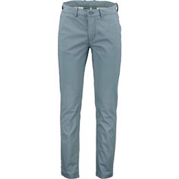 LINDBERGH Herren Chinos "Chinos Slim Fit", blau, Gr. 33, unifarben, Obermaterial: 98% Baumwolle, 2% Elasthan, Hosen