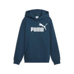 Puma Kinder Hoodie "ESS No. 1 Logo Fleece-Hoodie Jungen"midnight petrol blau, Gr. 164, Obermaterial: 34% Polyester, 66% Baumwolle. Kapuzenfutter: