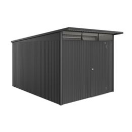 BioHort Ger&auml;tehaus 'AvantGarde Eco' Gr. A8 dunkelgrau-metallic 260 x 380 cm mit Standardt&uuml;r