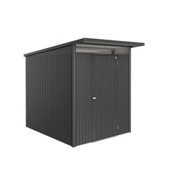 BioHort Ger&auml;tehaus 'AvantGarde Eco' Gr. A2 dunkelgrau-metallic 180 x 260 cm mit Standardt&uuml;r
