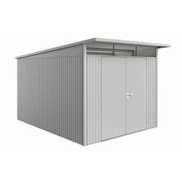 BioHort Ger&auml;tehaus 'AvantGarde' Gr. A8 silber-metallic 260 x 380 cm mit Doppelt&uuml;r