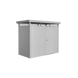 BioHort Ger&auml;tehaus 'HighLine H1' silbern Einzelt&uuml;r 275 x 155 x 222 cm