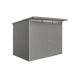 BioHort Ger&auml;tehaus 'AvantGarde Eco' Gr. A5 quarzgrau-metallic 260 x 220 cm mit Standardt&uuml;r