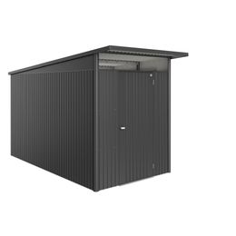BioHort Ger&auml;tehaus 'AvantGarde Eco' Gr. A4 dunkelgrau-metallic 180 x 380 cm mit Standardt&uuml;r