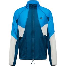 New Balance Mens Running Jacket Laufjacke Herren - Gr&ouml;&szlig;e XL - blau