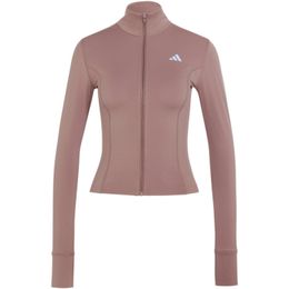 Adidas 3S Funktionsshirt Damen - Gr&ouml;&szlig;e XL - braun