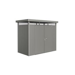 BioHort Ger&auml;tehaus 'HighLine 1' mit Doppelt&uuml;r 275 x 155 cm Quarzgrau metallic