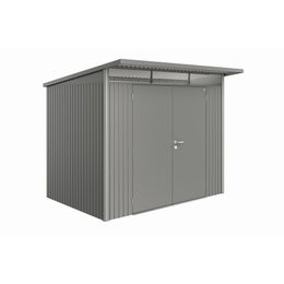 BioHort Ger&auml;tehaus 'AvantGarde' Gr. A5 quarzgrau-metallic 260 x 220 cm mit Doppelt&uuml;r