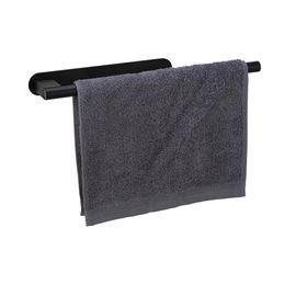 Wenko Handtuchhalter 'Orea' schwarz Edelstahl rostfrei