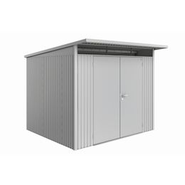 BioHort Ger&auml;tehaus 'AvantGarde' Gr. A6 silber-metallic 260 x 260 cm mit Doppelt&uuml;r