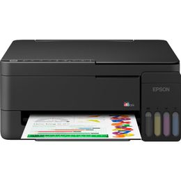 Epson ECOTANK ET-2914, Schwarz Multifunktionsdrucker (Tintenstrahldrucker, 3-in1, Drucker, Scanner, Kopierer, WLAN, USB, AirPrint, Duplex, A4)