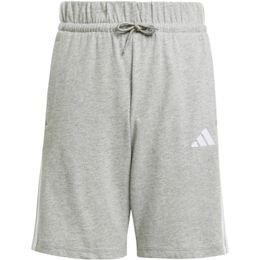Adidas 3S Sweatshorts Kinder - Gr&ouml;&szlig;e 164 - grau