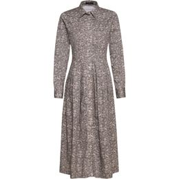 Reitmayer Druckkleid mit Biesen Taupe/Beige (Gr&ouml;&szlig;e: 40)