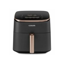 COSORI CAF-DC602-KEUR Turbo Blaze Hei&szlig;luftfritteuse (DC-Motor (Gleichstrom), 6 Liter Zubereitungskorb, variables 5-Stufen Gebl&auml;se, Timer, Temperaturbereich 30 - 230 &ordm;C, inkl. Spie&szlig;halterung, 5 Spie&szlig;e, Crisper-Platte)