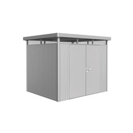 BioHort Ger&auml;tehaus 'HighLine H3' silbern Doppelt&uuml;r 275 x 235 x 222 cm