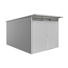 BioHort Ger&auml;tehaus 'AvantGarde Eco' Gr. A8 silber-metallic 260 x 380 cm mit Standardt&uuml;r