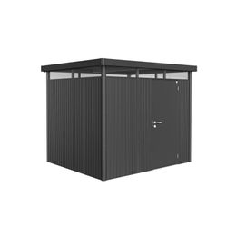 BioHort Ger&auml;tehaus 'HighLine H3' dunkelgrau Einzelt&uuml;r 275 x 235 x 222 cm