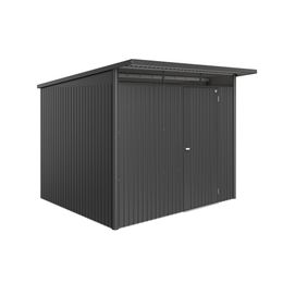 BioHort Ger&auml;tehaus 'AvantGarde Eco' Gr. A6 dunkelgrau-metallic 260 x 260 cm mit Standardt&uuml;r