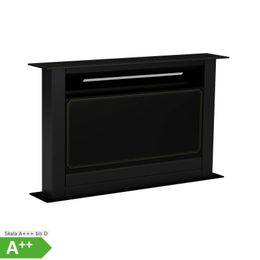 Klarstein Victoria Downdraft Dunstabzugshaube 60 cm A 8 Stufen + Boost bis zu 713 m&sup3;/h 120 W Schwarz