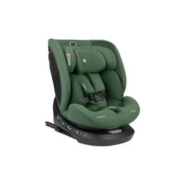 Kikkaboo i-Size Kindersitz i-Hike (40-150 cm) Isofix, 360&deg; drehbar, verstellbar dunkelgr&uuml;n