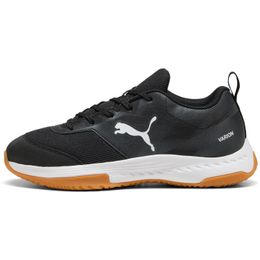 Puma Varion Hallenschuhe Kinder - Gr&ouml;&szlig;e 38 1/2 - schwarz