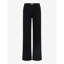Raphaela by Brax Damen Marlenehose Style PAM FLARED BLACK, denim schwarz, Gr. 34