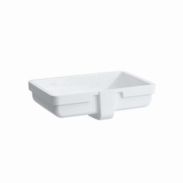 Laufen Living City Einbauwaschtisch 8124310001551 54,5 x 36 cm, wei&szlig;, ohne Hahnloch, glasiert