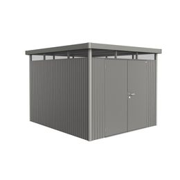 BioHort Ger&auml;tehaus 'HighLine 5' mit Doppelt&uuml;r 275 x 315 cm Quarzgrau metallic