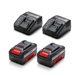 Einhell Akku-Rasenm&auml;her 'GE-CM 43 Li M Kit' mit 2 x 18 V Akkus, bis 600 m&sup2;