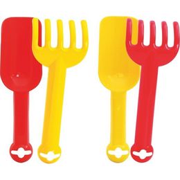 Vedes Schaufel mit Rechen-Set'Outdoor active' 24 cm 2 Farben sortiert